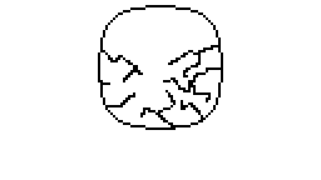 Pixilart - crumbling rock WIP by Canyoupayme