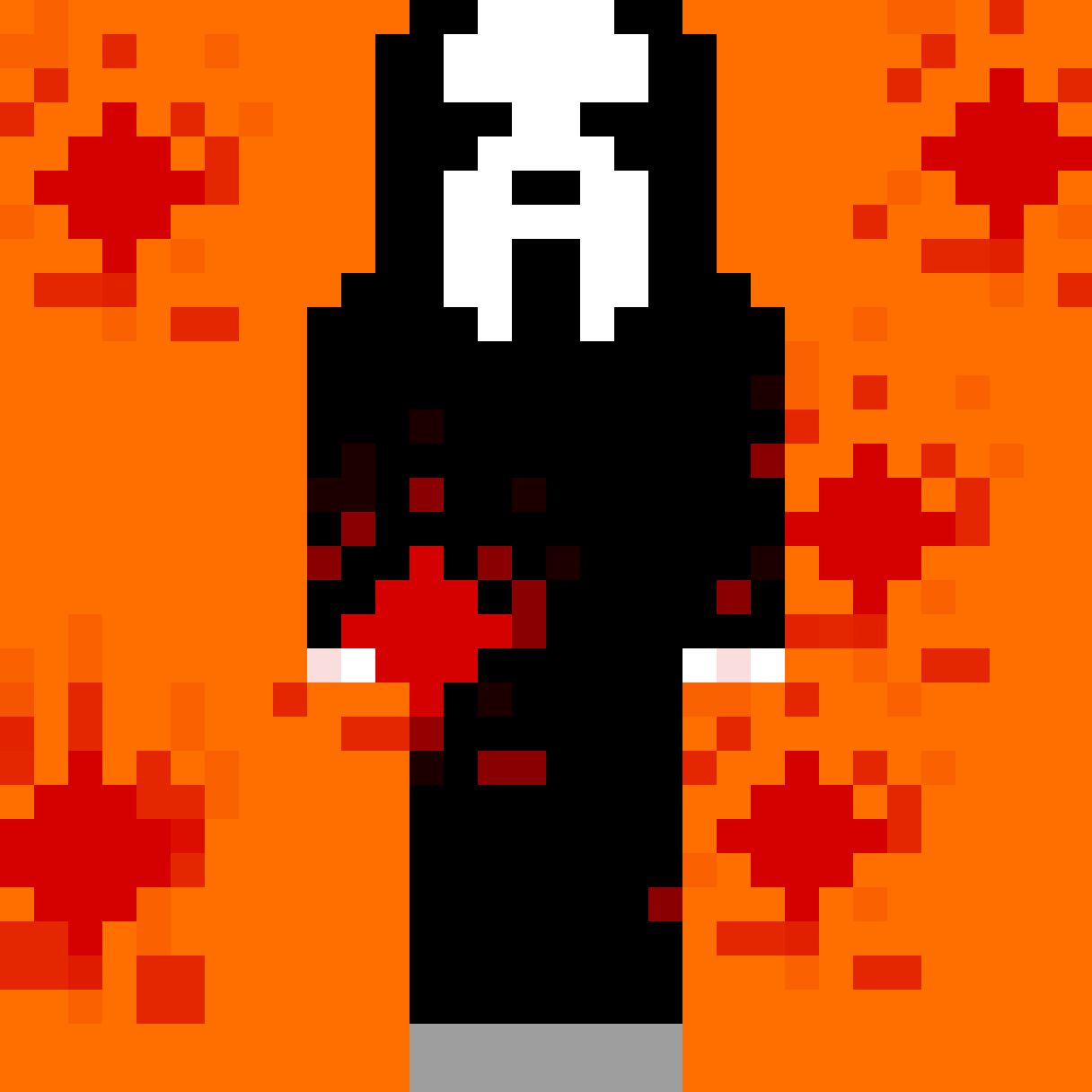 Editing ghostface - Free online pixel art drawing tool - Pixilart