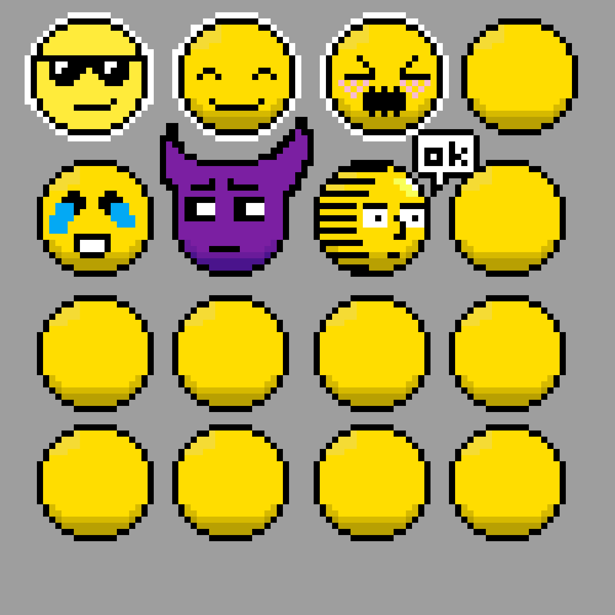 Editing Add a Emoji! - Free online pixel art drawing tool - Pixilart