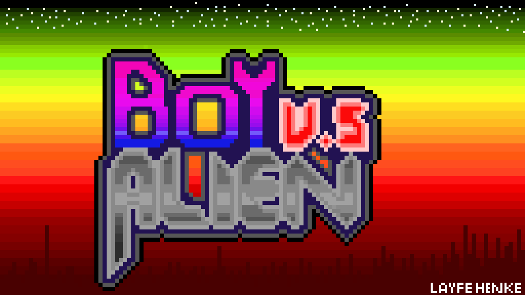 Pixilart - Boy vs. Alien. by Pokelayfe