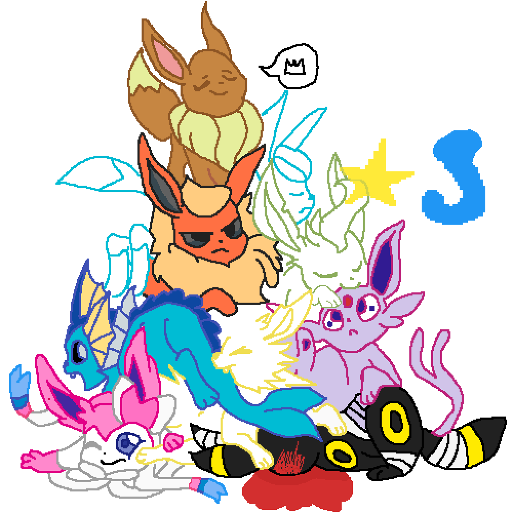 Pixilart - poor sylveon by xXLuna51Xx