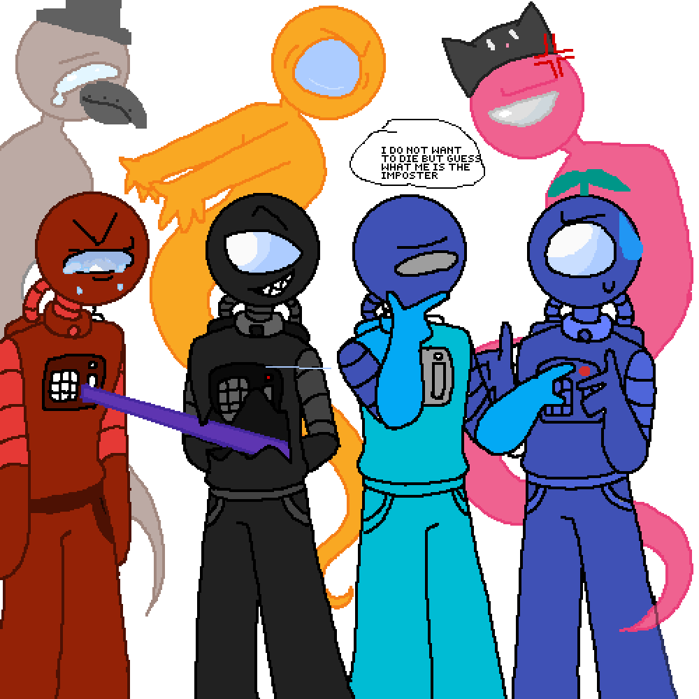 Edición i m the imposter - Herramienta gratuita de dibujo en línea de ...