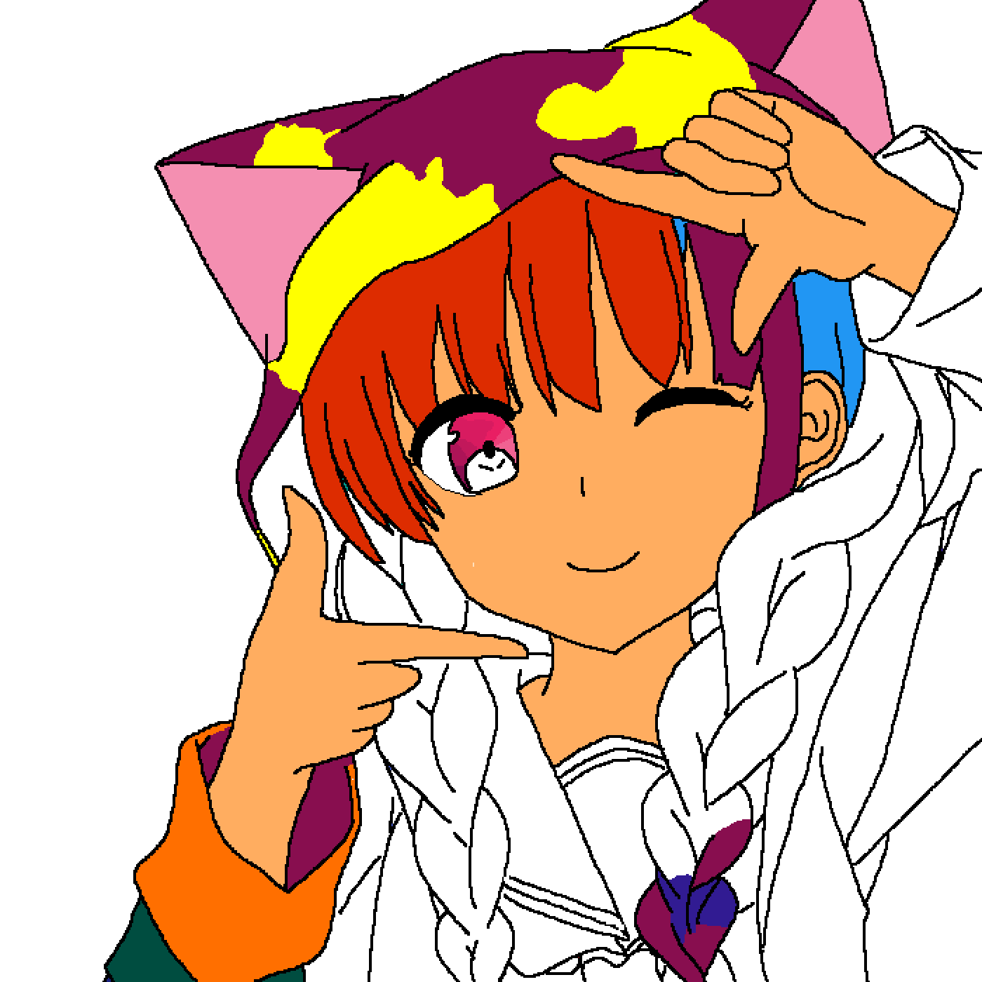 Pixilart - Human cat update by MereGodzilla122