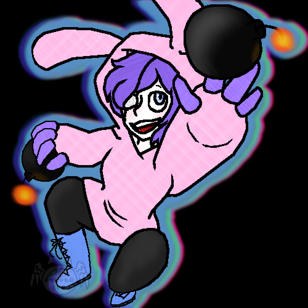 Pixilart - :BUNNY OF DESTRUCTION: by purple100