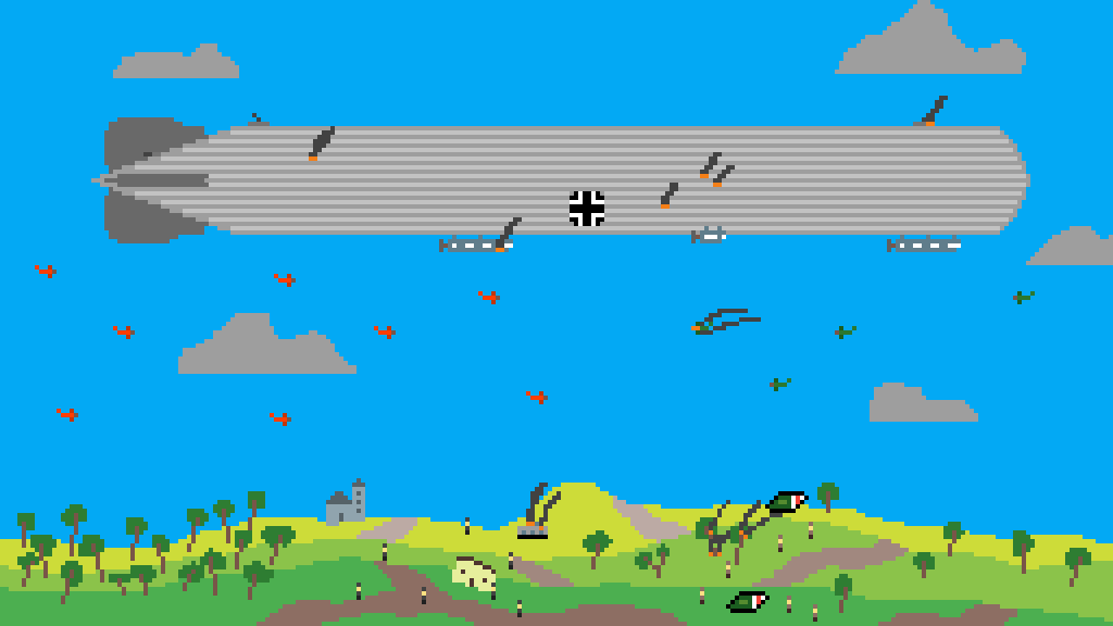 Pixilart - WW1 Battlefield by Enclave