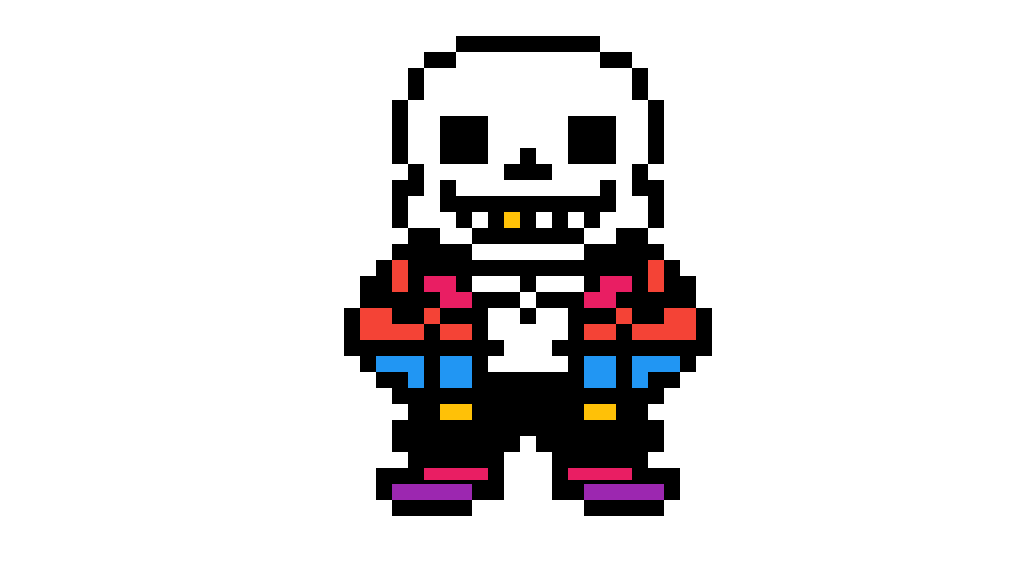Pixilart - Rainbow Sans by EduardPlays