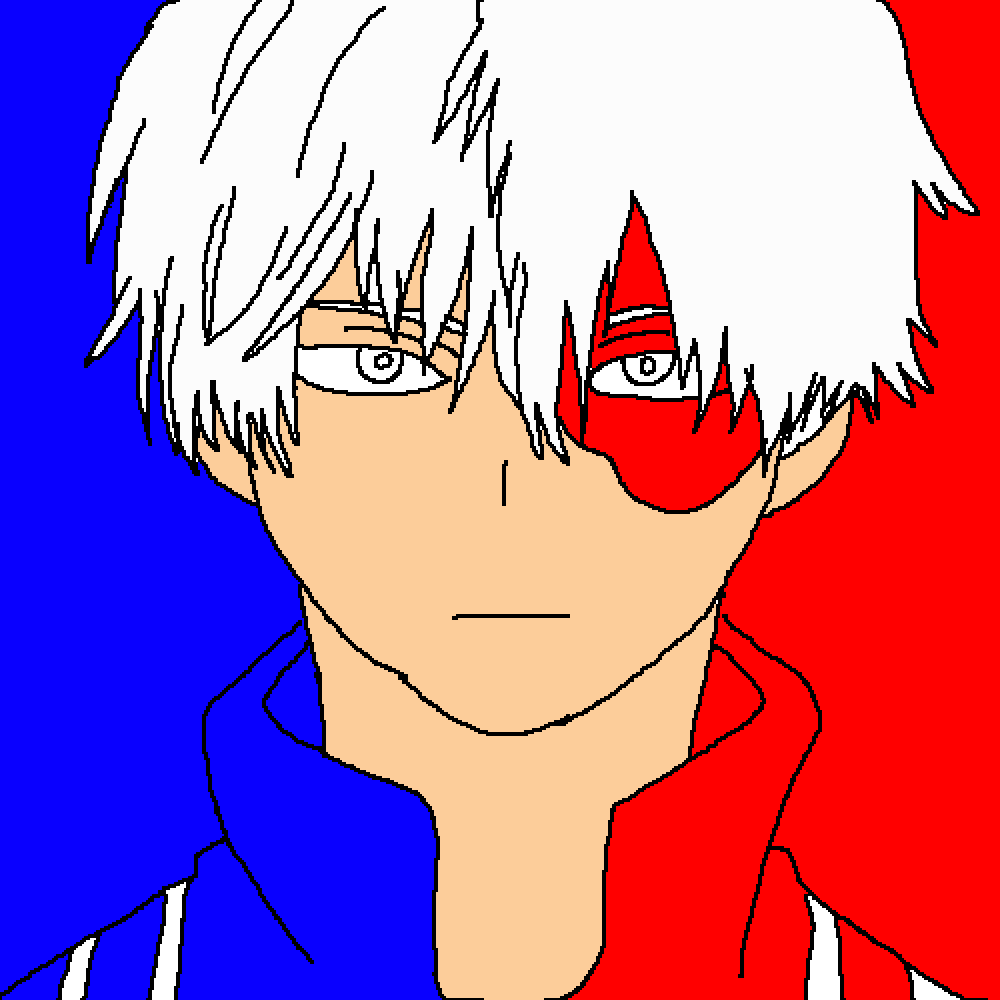 Editing shoto todoroki - Free online pixel art drawing tool - Pixilart