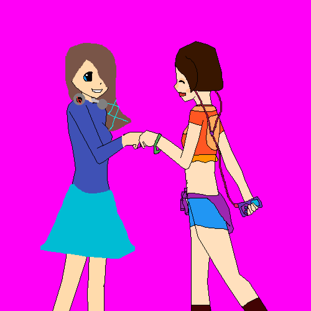 Pixilart - fist bump collab!!!! by MOOVIES