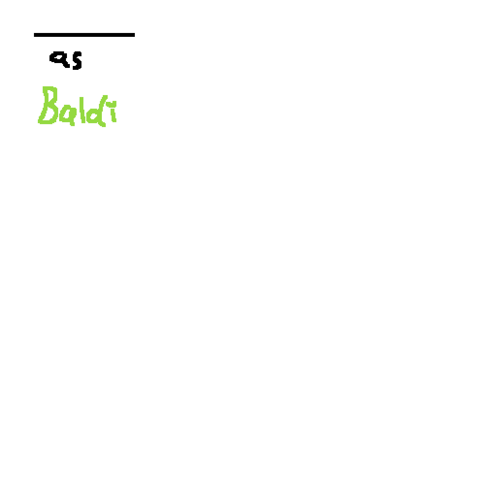 Editing Baldi's basics collab - Free online pixel art drawing tool ...
