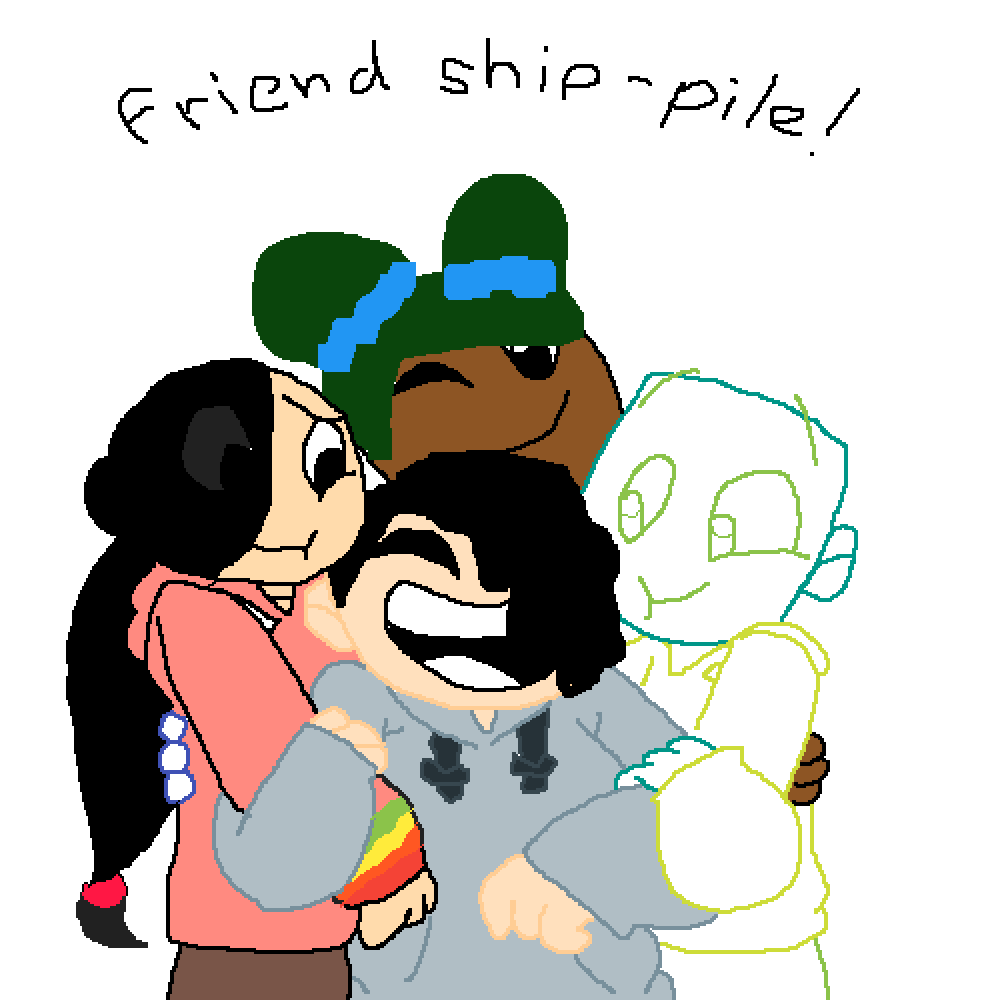 Editing friends - Free online pixel art drawing tool - Pixilart