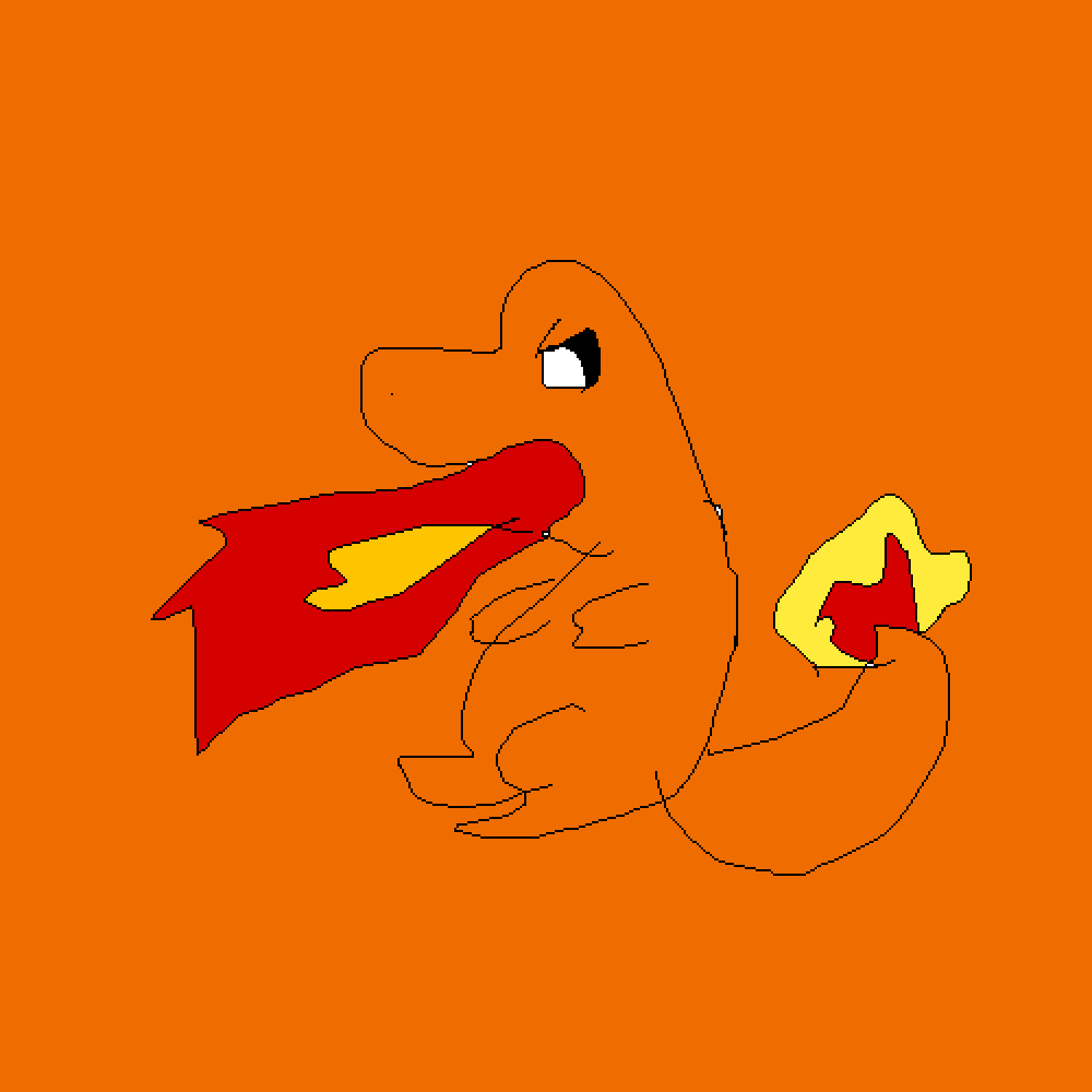Pixilart - Charmander by mufferglitch123