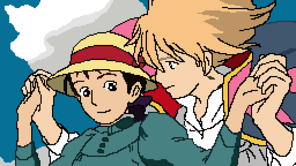 Editing Sophie and Howl (Howls Moving Castle) - Free online pixel art ...