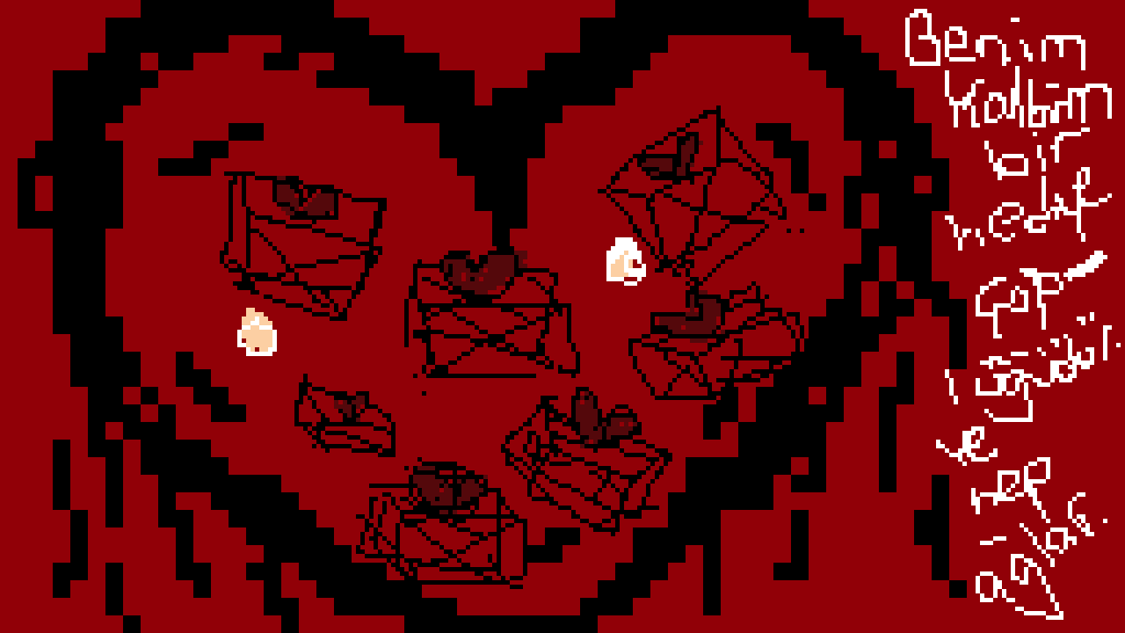 Editing HEDİYE ÇÖPLÜĞÜ KALP - Free online pixel art drawing tool - Pixilart
