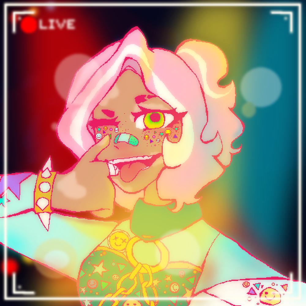 Pixilart - Bright Pan Lady by 0MistyCrystals0