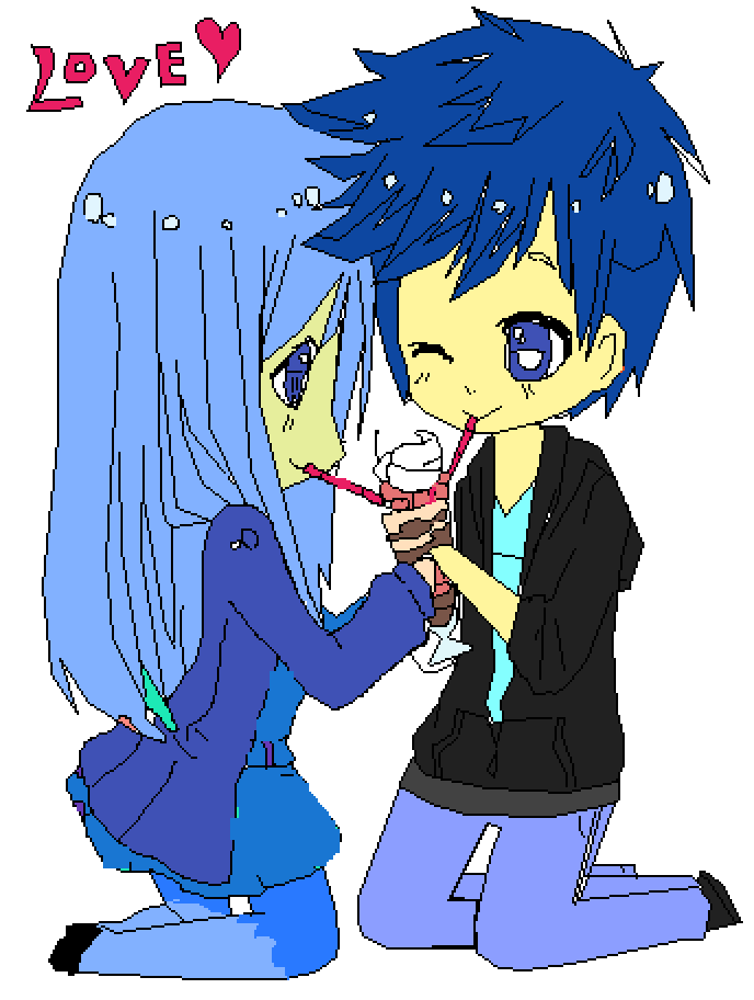 Pixilart - Kori x Haru by leopard