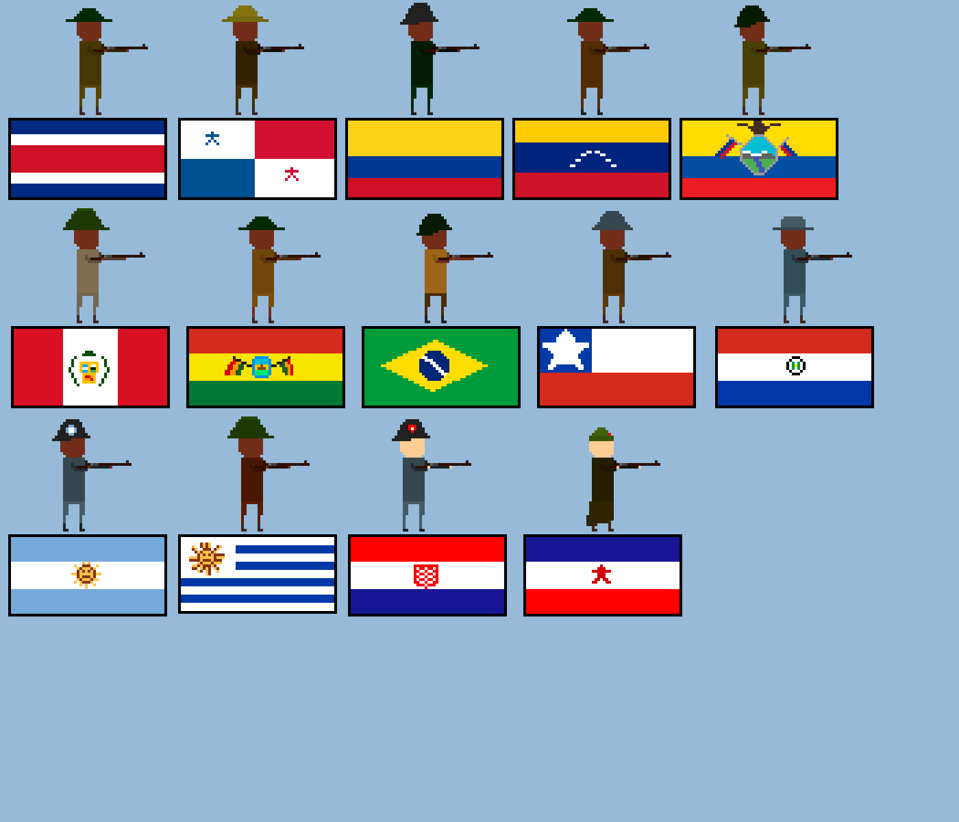 Pixilart - flags and soldiers pt 5 by Pvt-Katyusha