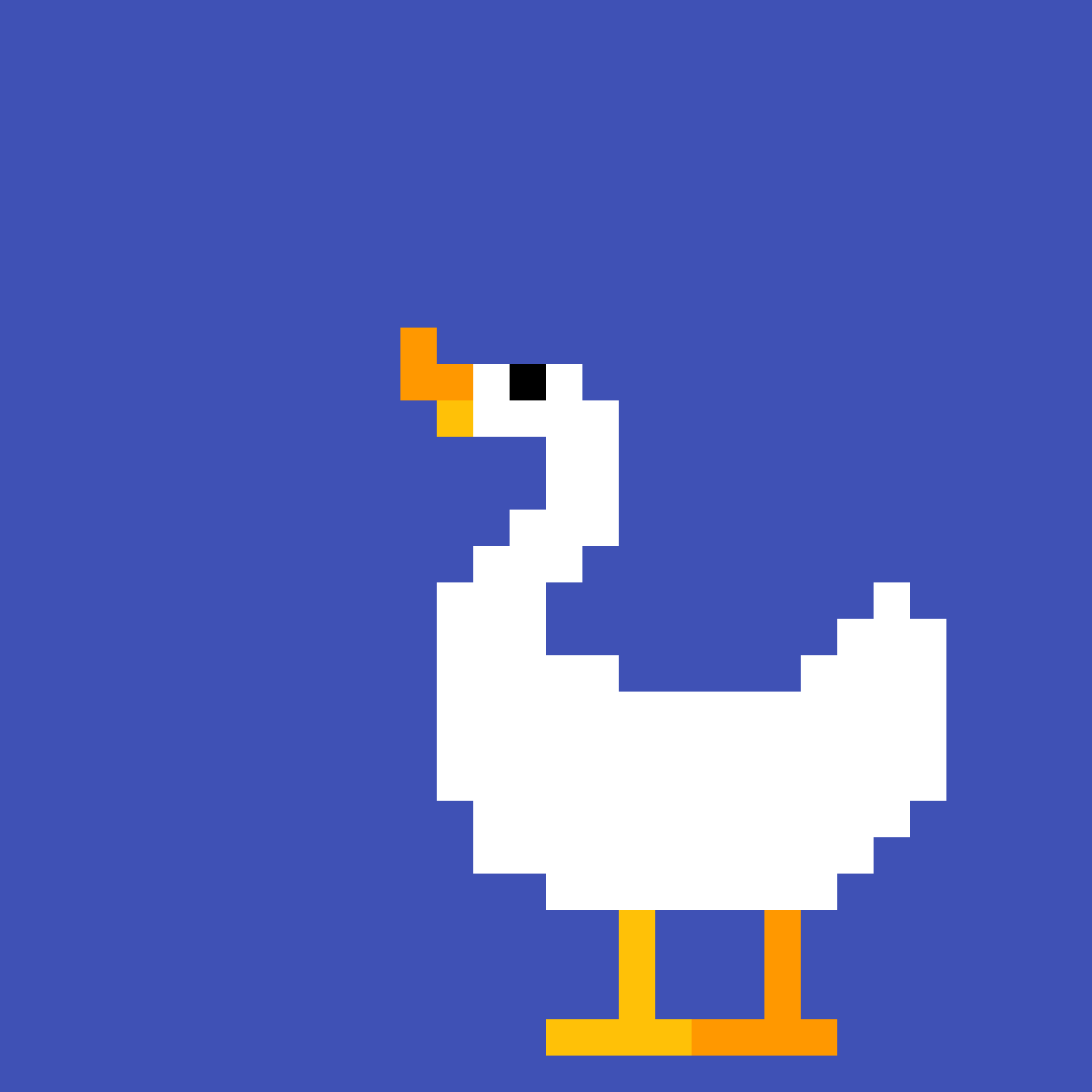 Pixilart - goose by Patito-pato-pat