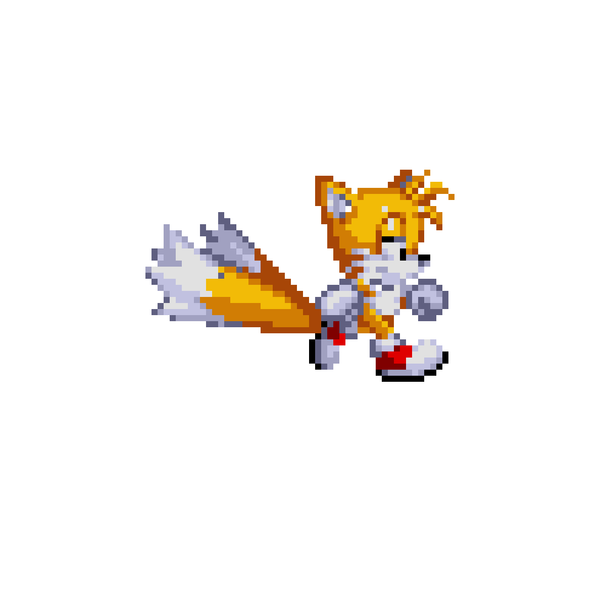 Pixilart - TAILS WALKING by jogadorsonic