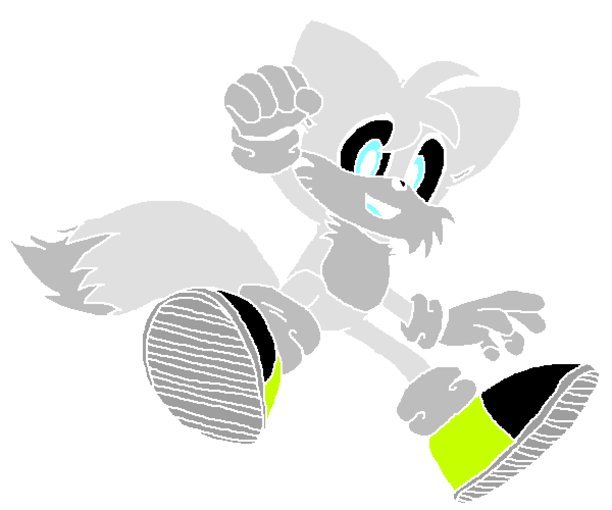 Pixilart - Dark tails invert by The-Evil-One