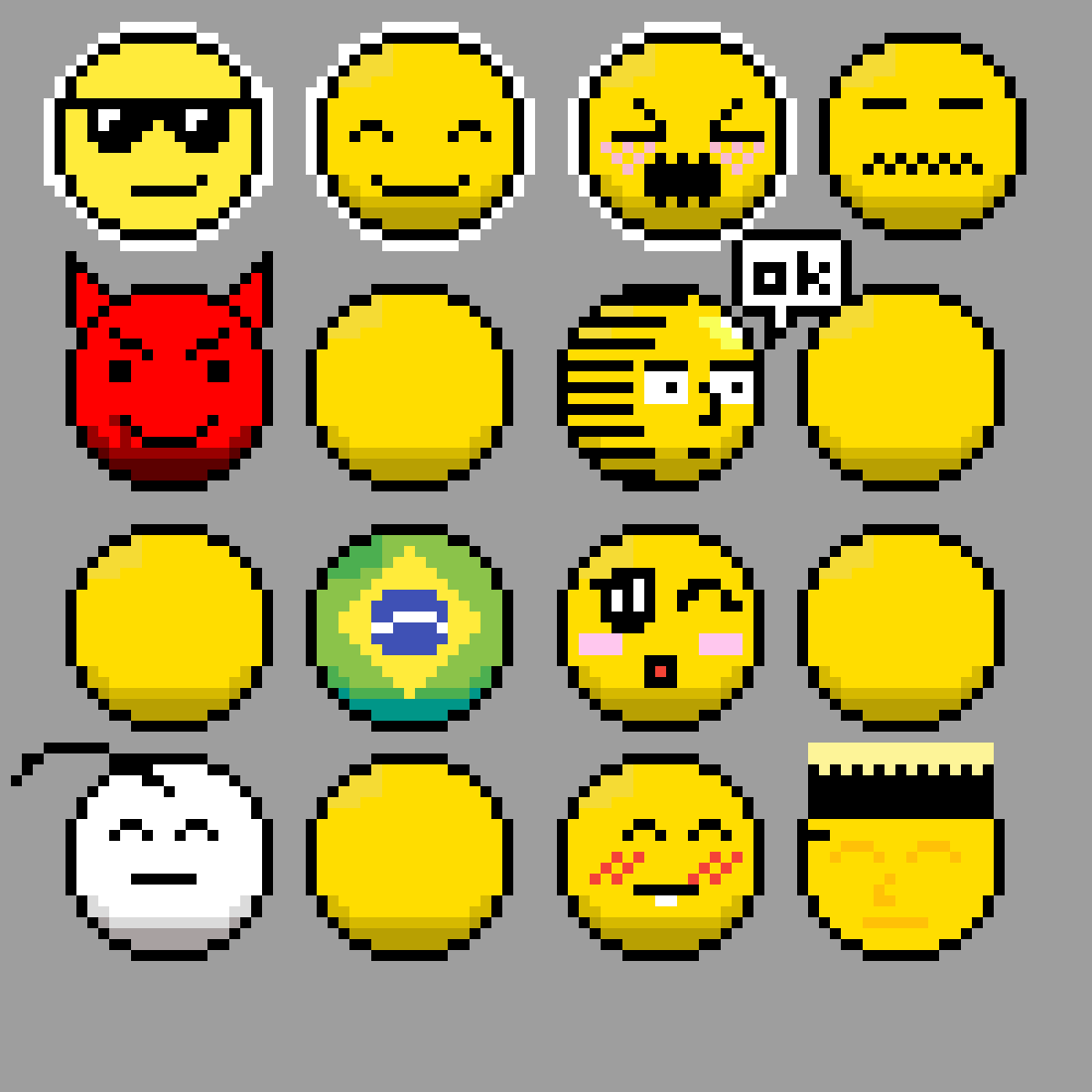 Pixilart - Emoji collab by Pritchett