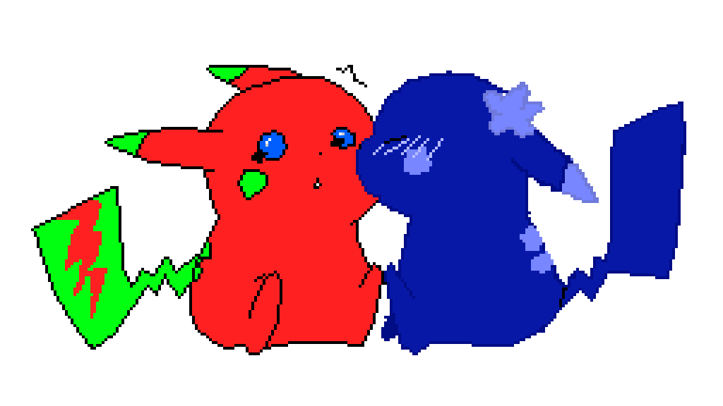 Editing Pikachu Collab - Free online pixel art drawing tool - Pixilart