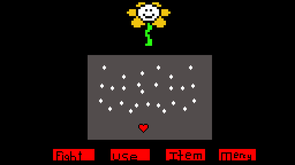 Pixilart - flowey battle by pinkpirate