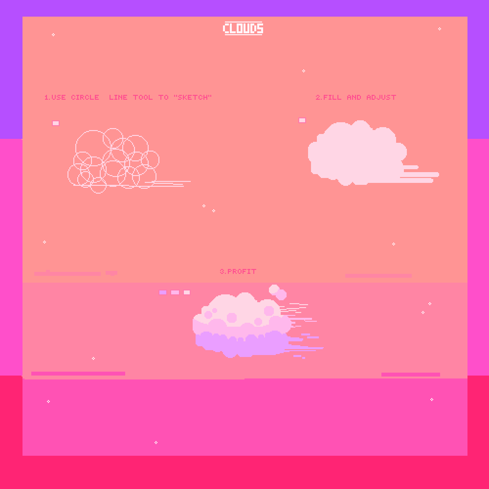 Pixilart - Tutorials - Clouds by Gamerenby