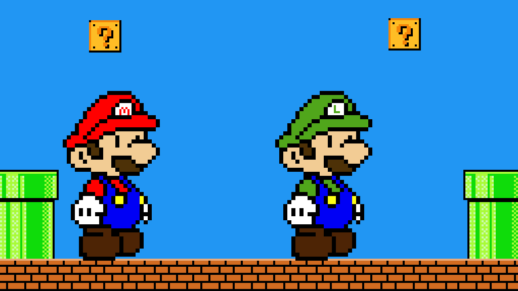 Pixilart - mario bros by Anonymous