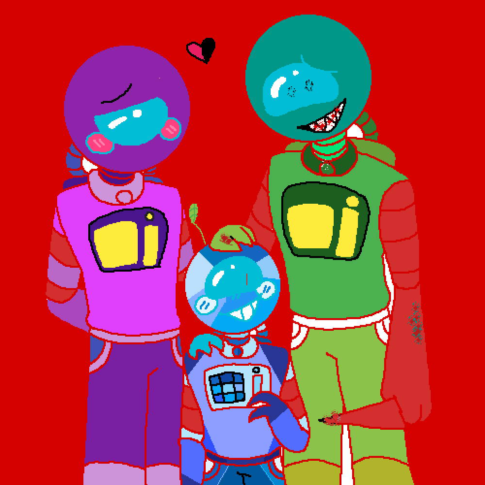 Editing imposter family - Free online pixel art drawing tool - Pixilart