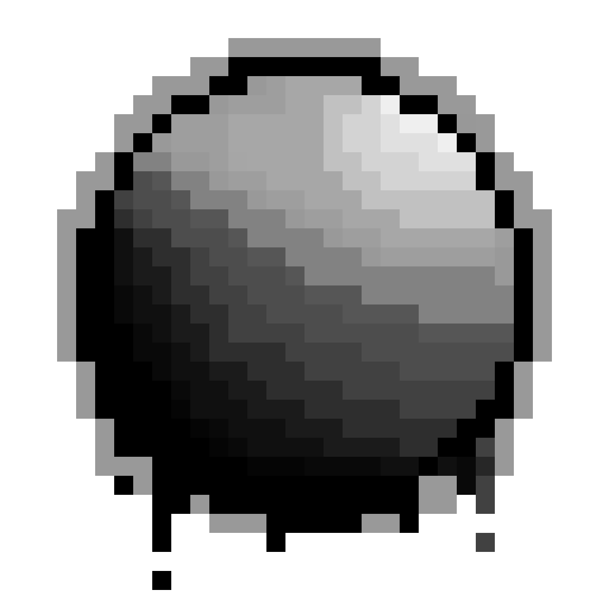 Pixilart - ball of light and dark by blueegem