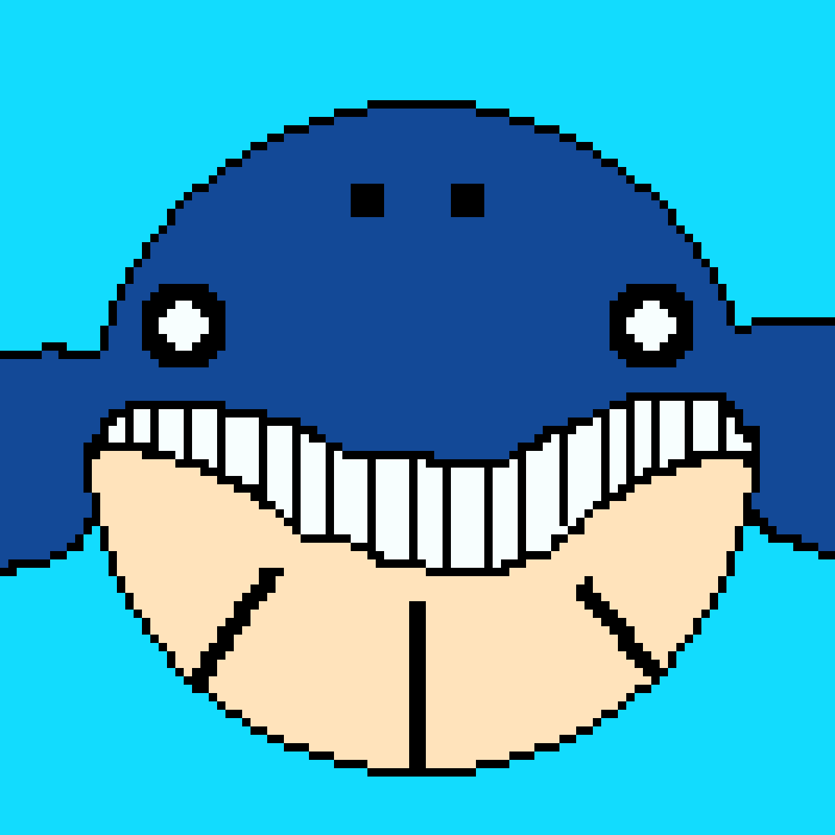 Pixilart - Flat wailmer by GrassieOk