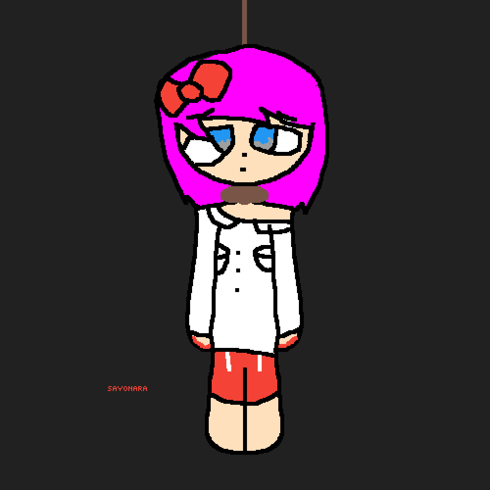 Editing Sayori's death (DDLC) - Free online pixel art drawing tool ...