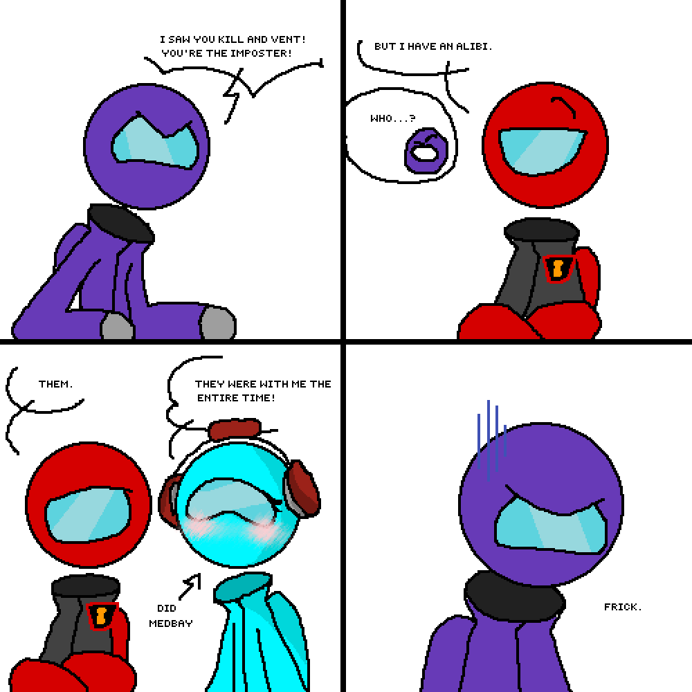 Pixilart - purple sus by Lilly-Black