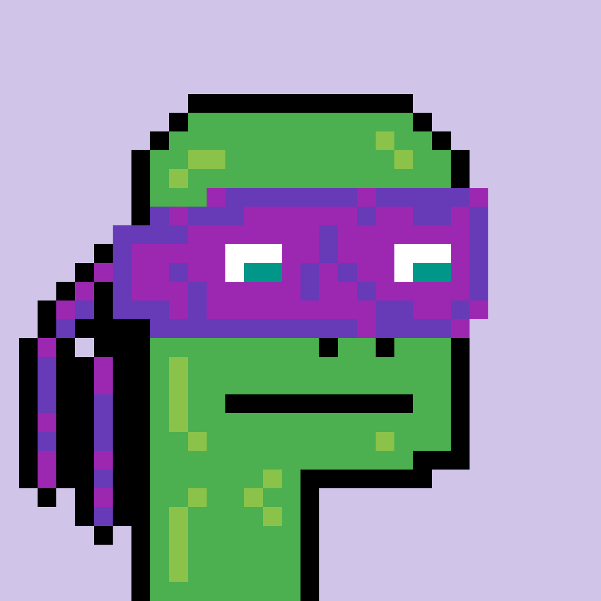 Pixilart - Turtle Ninja Purple by DracoBay