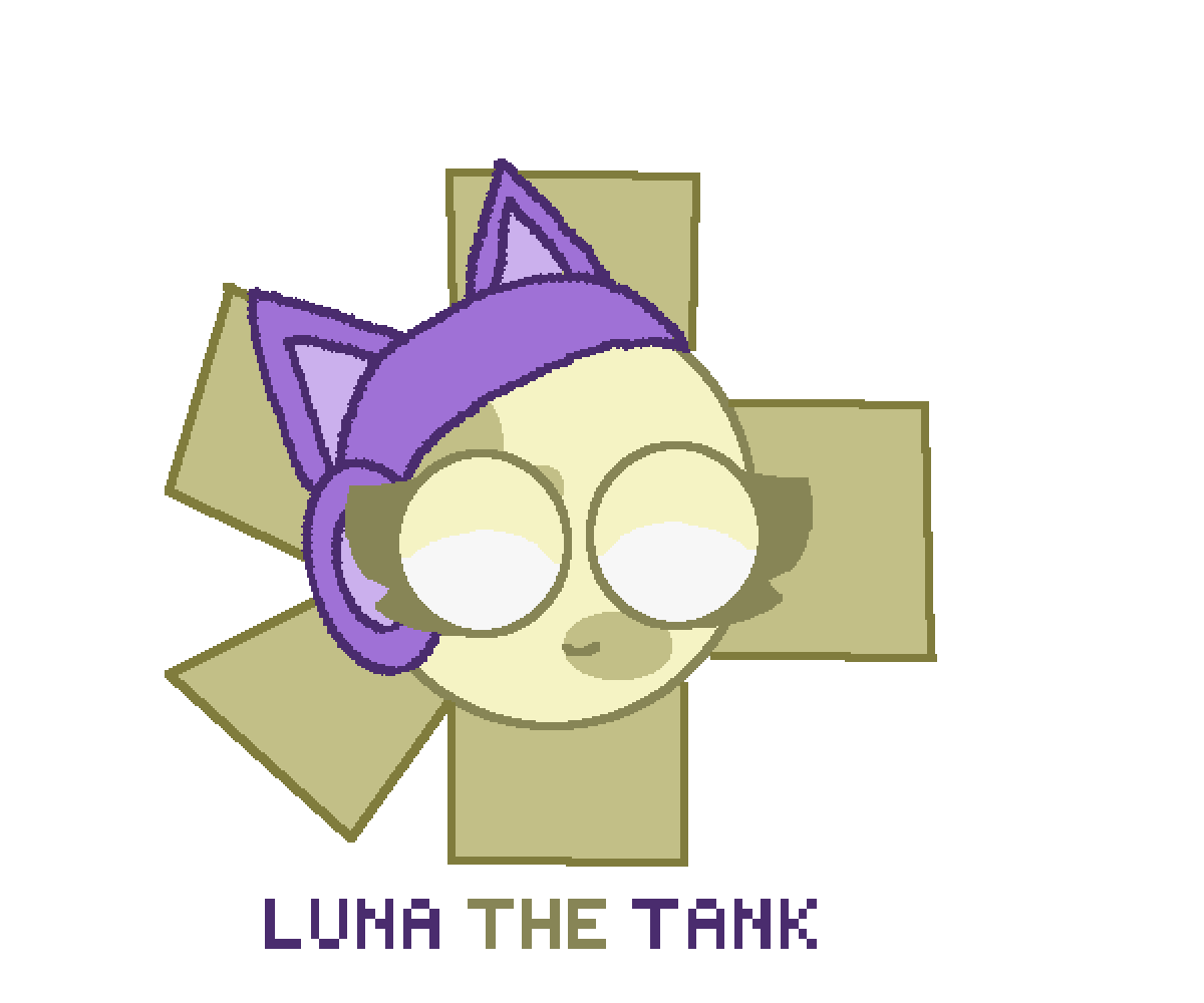 Pixilart - Luna the tank by Unnamed-artist