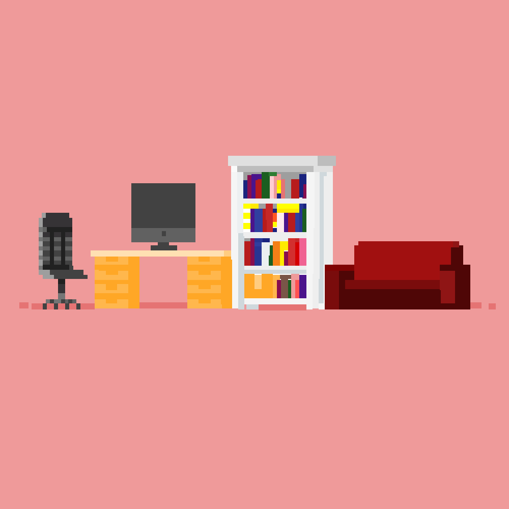 Pixilart - a study room by Daydreamers