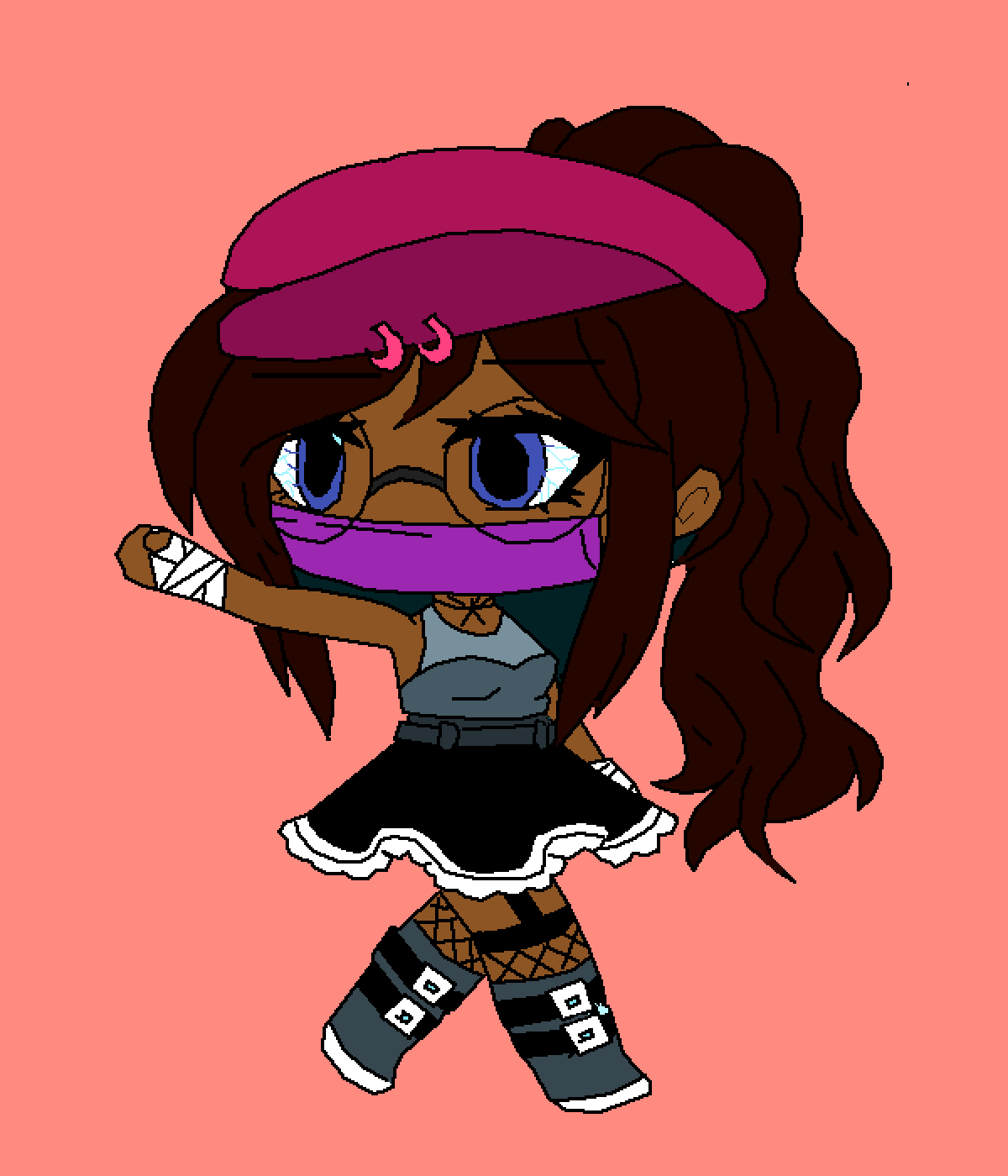 Editing Gacha life - Free online pixel art drawing tool - Pixilart