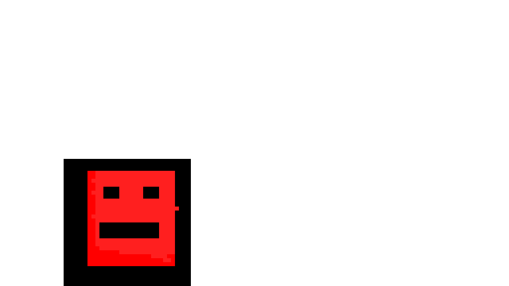 Editing geometry dash icon - Free online pixel art drawing tool - Pixilart