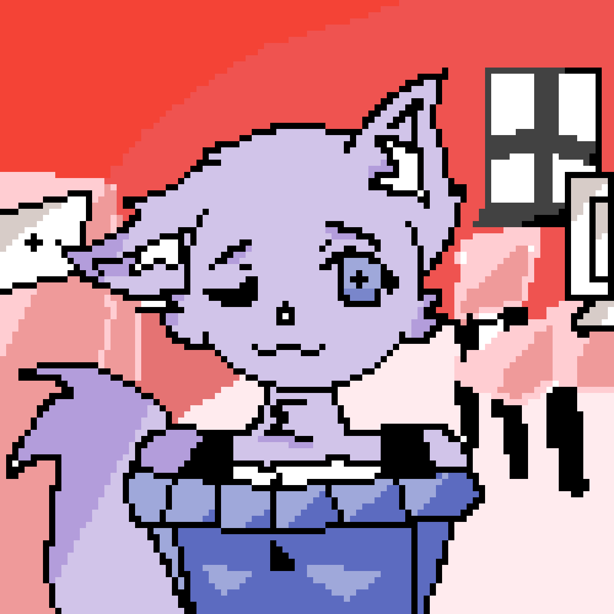 Pixilart - Cat human version by Animefangirl4