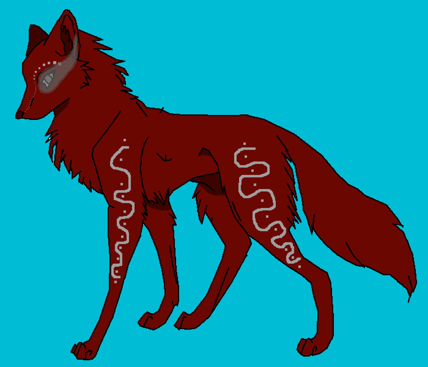 Pixilart - wolf(nora) by shadowpuppet
