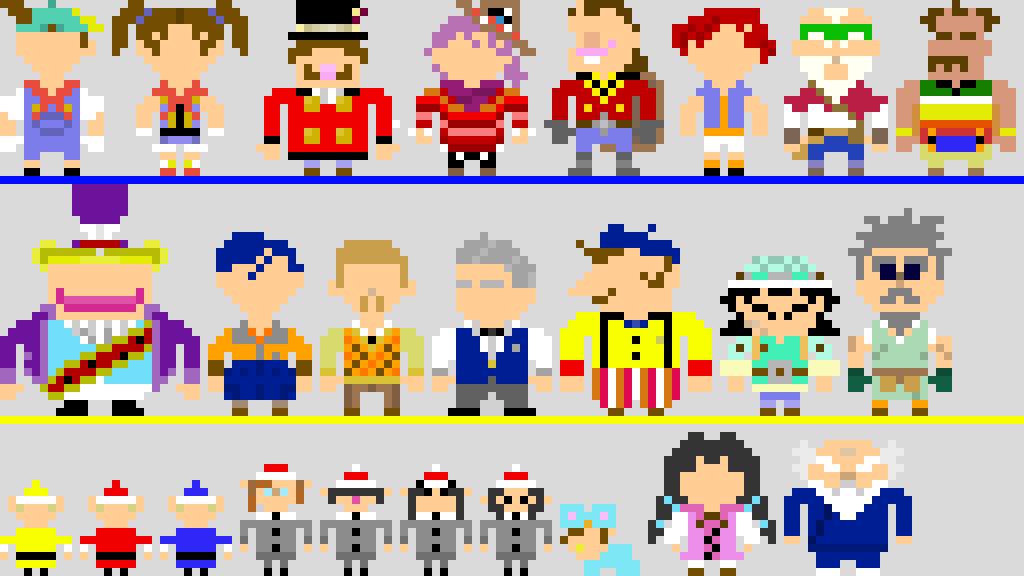 Pixilart - [HMMM] Characters Part 1 by Wii3156