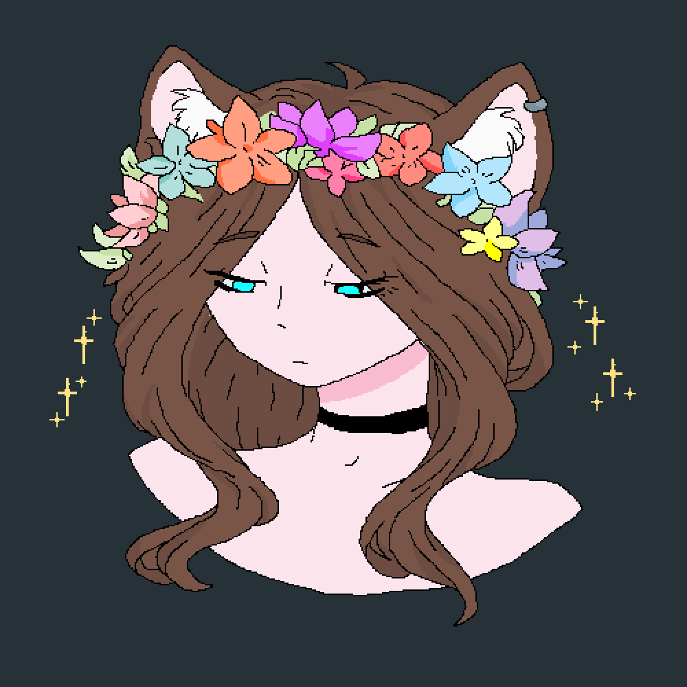 Editing Flower Crown - Free online pixel art drawing tool - Pixilart