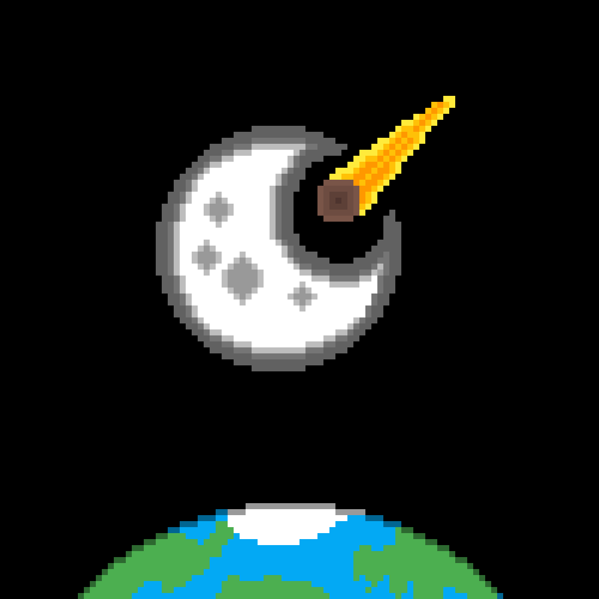 Pixilart - death moon by tdogrocks113