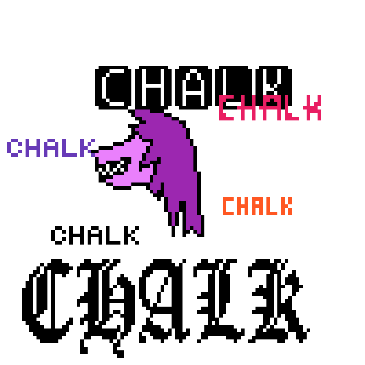 Editing chalk - Free online pixel art drawing tool - Pixilart