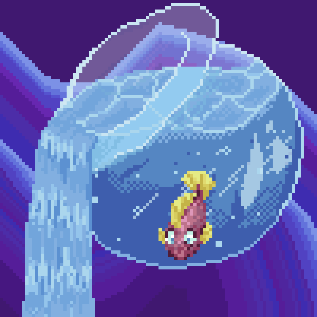 Pixilart - Fish boi by DeathBySkeleton
