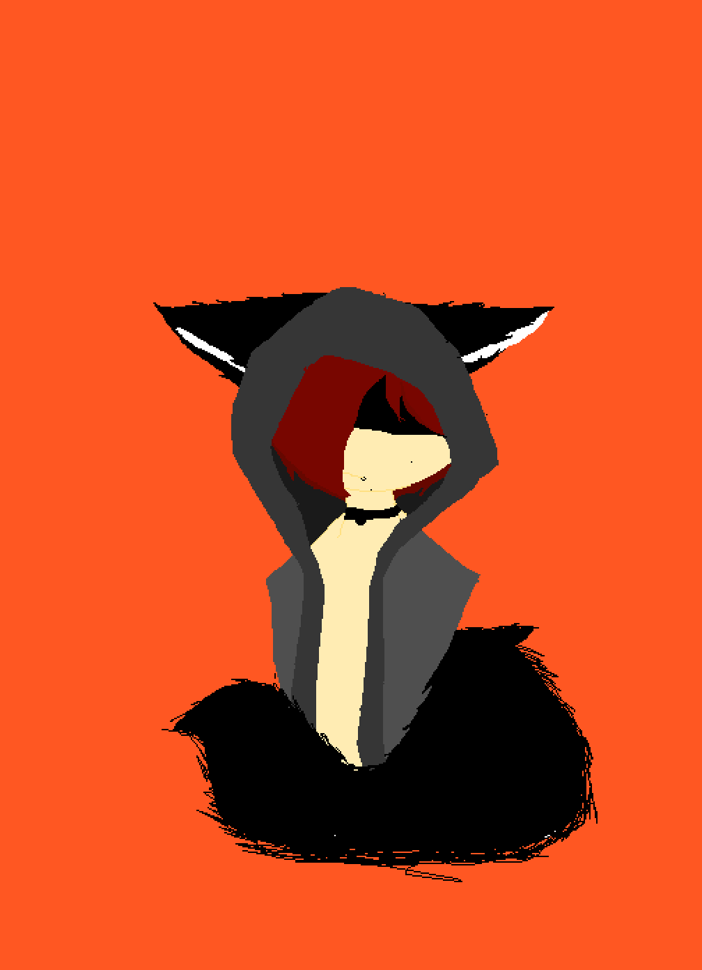 Chibi Minecraft Wolf