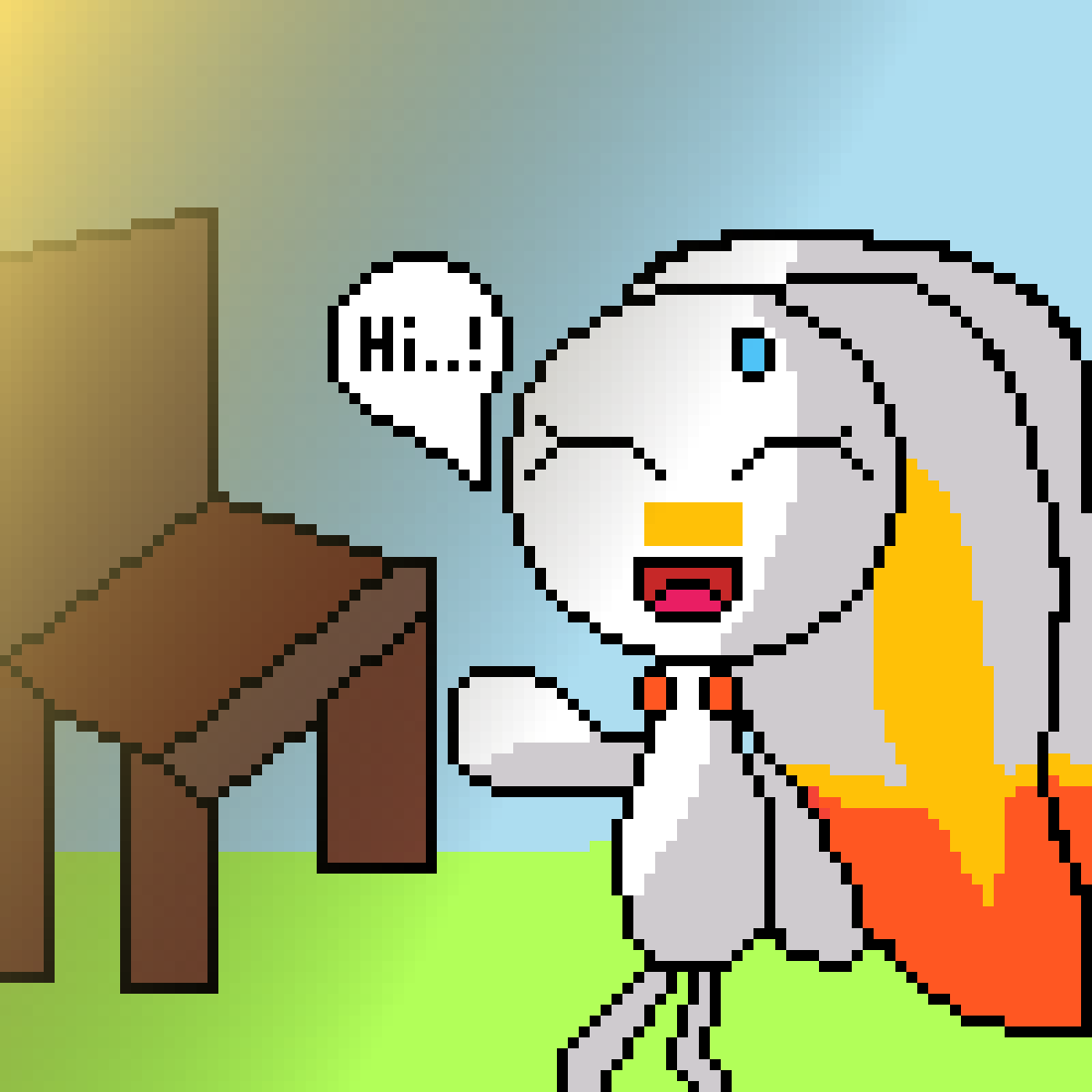 Pixilart - Amber the Scorbunny by Emerald-Eevee