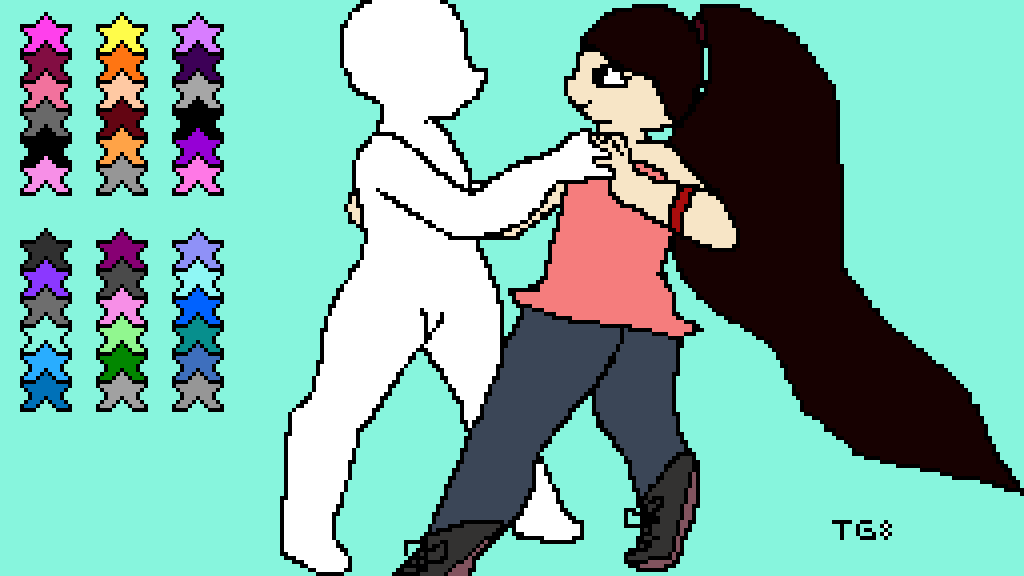 Editing Dancing Collab! - Free online pixel art drawing tool - Pixilart