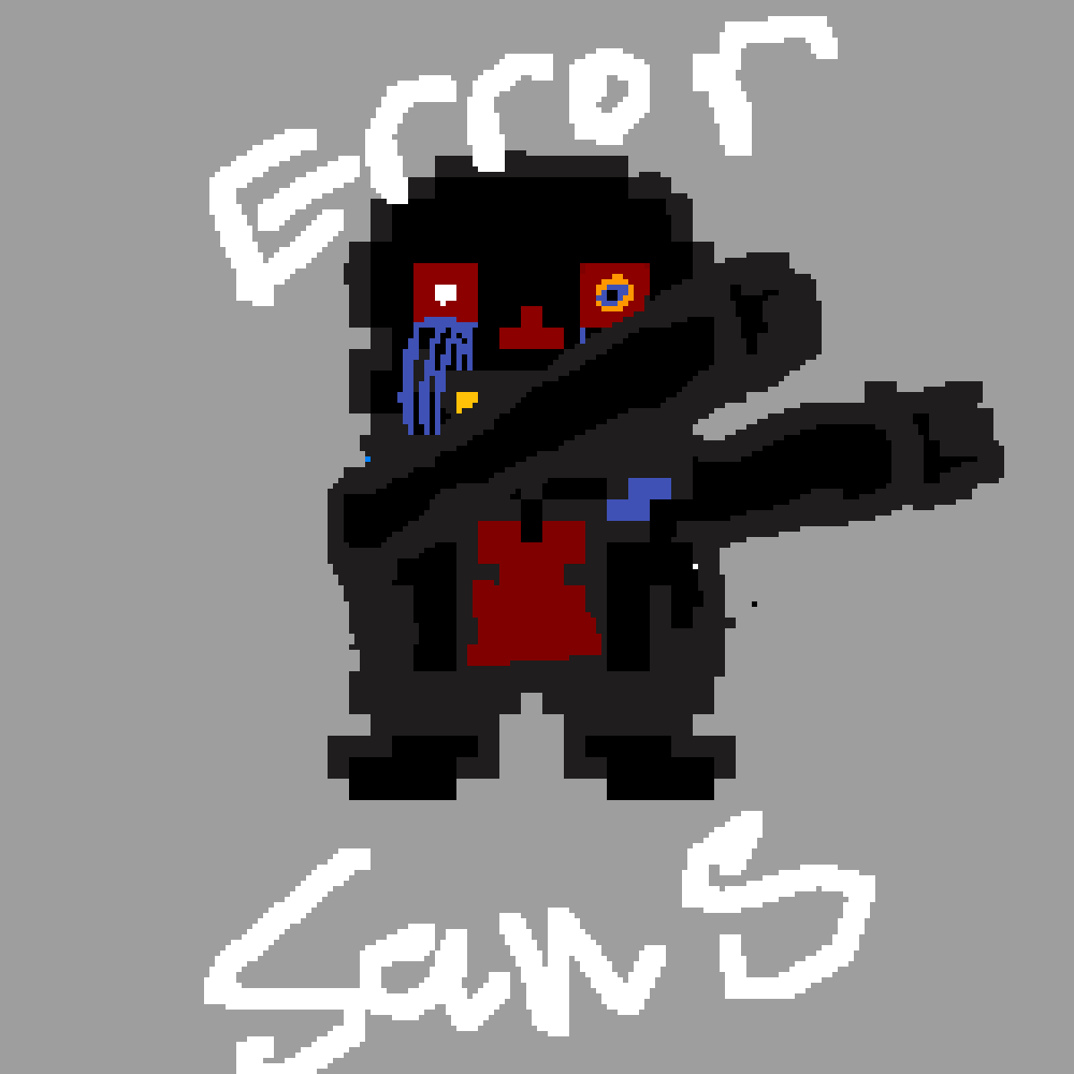 Pixilart - error sans dab by JustinaDemonica