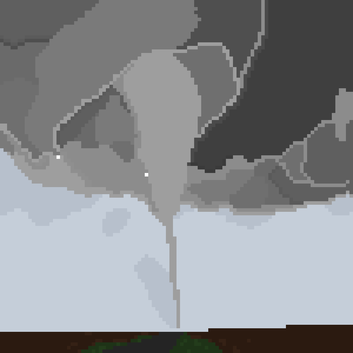 Pixilart - tornado by aestheticpixels